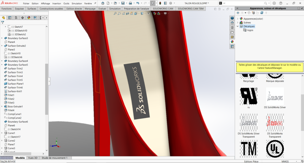 Designing Elegance Heels in SOLIDWORKS - ChampionXperience