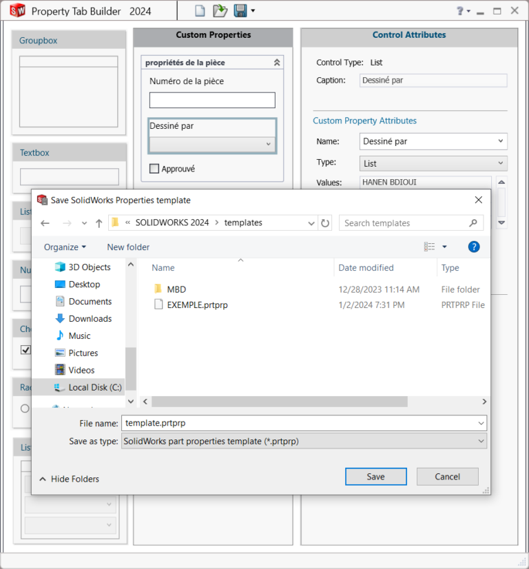 What is the SOLIDWORKS Property Tab Builder? - ChampionXperience
