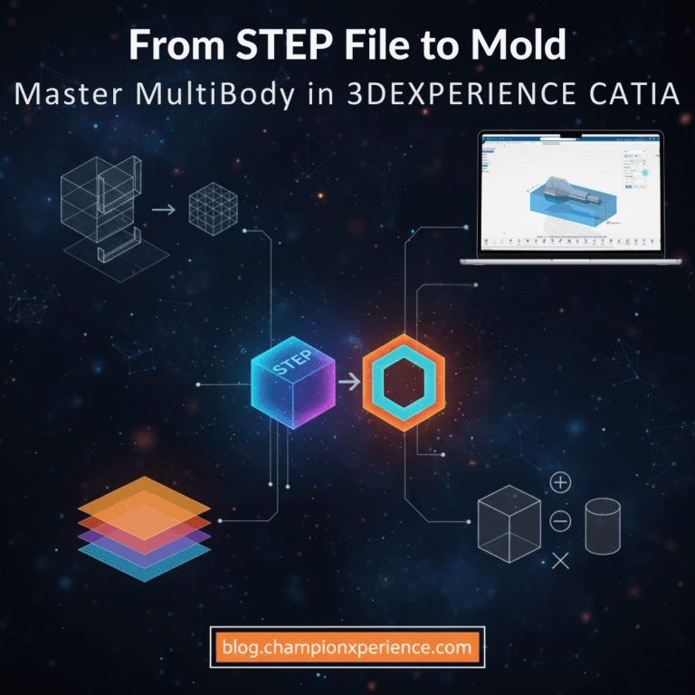 From STEP File to Mold: Master MultiBody in 3DEXPERIENCE CATIA ...