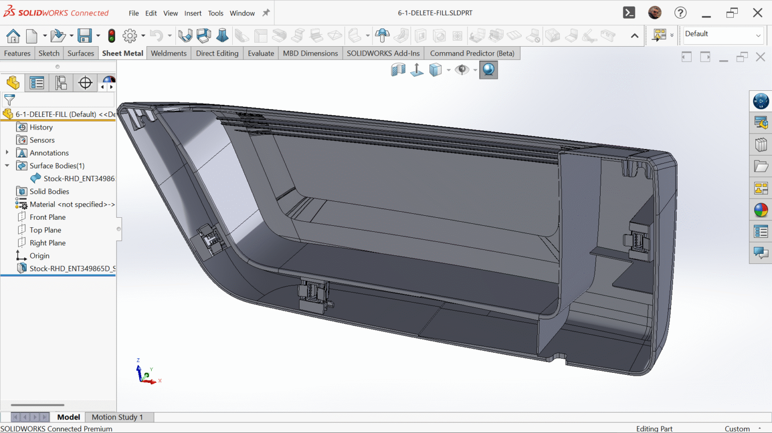 Advanced SOLIDWORKS Techniques: Using Surface Tools for Solid Modeling ...