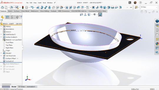 Advanced SOLIDWORKS Techniques: Using Surface Tools for Solid Modeling ...